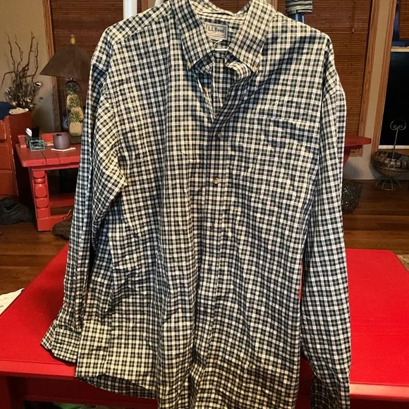 L.L. Bean | Shirts | Mens Ls Ll Bean Button Up | Poshmark